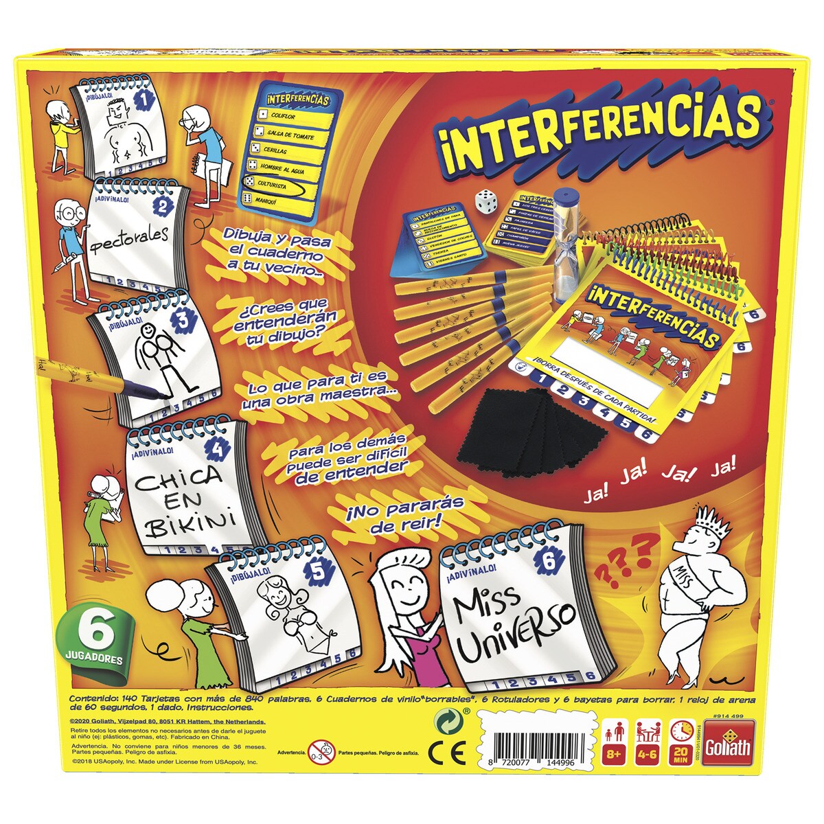 Juego de mesa Interferencias 6 jugadores · Goliath Games · El Corte Inglés