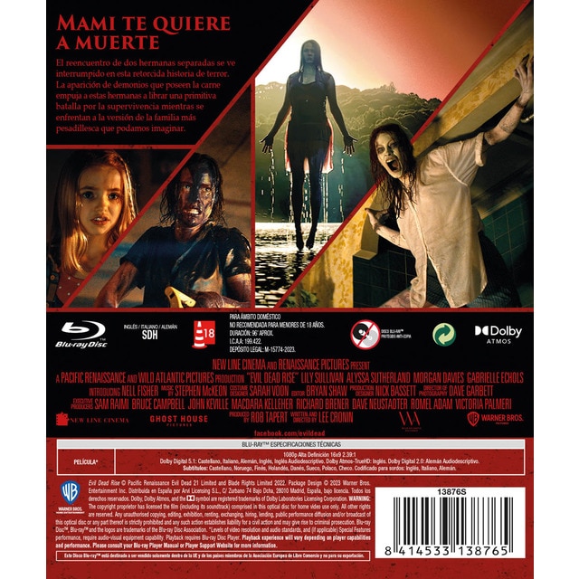 Posesión Infernal: El despertar (Blu-Ray) · Warner · El Corte Inglés