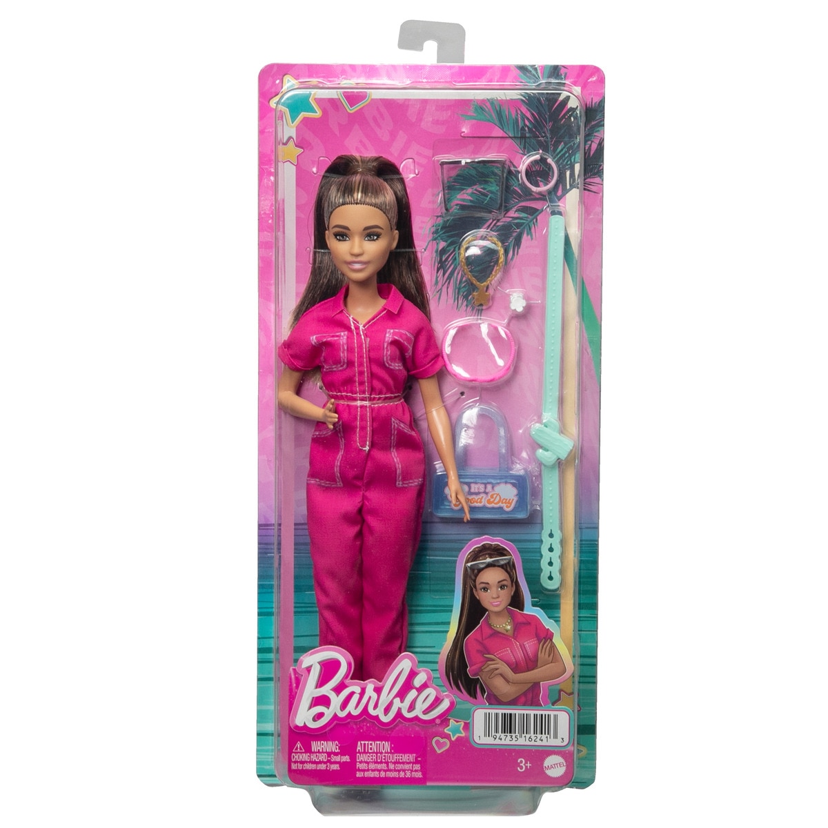 Barbie Day & Play Muñeca con mono rosa Barbie · Barbie · El Corte Inglés
