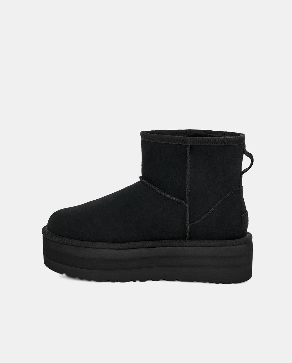 Botas Classic Mini de mujer en piel con plataforma UGG · El Corte Inglés