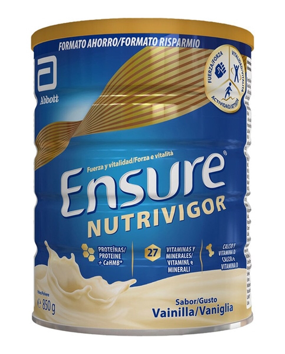 Complemento Nutricional Vainilla 850 g Nutrivigor Ensure · Ensure · El ...