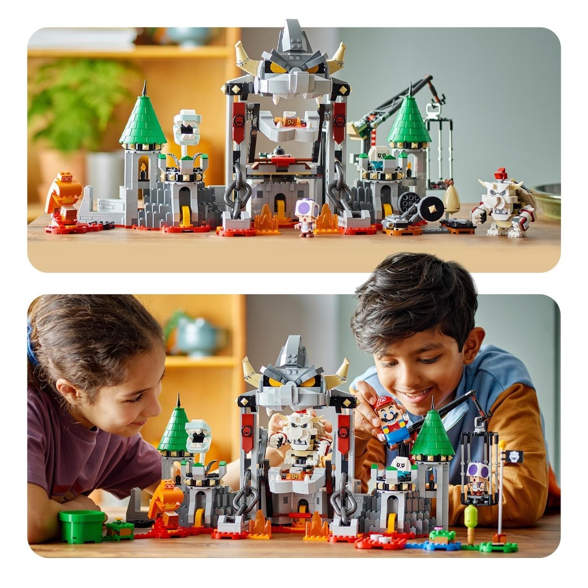 Set de construcción Batalla contra Bowsitos en el castillo Set de ...