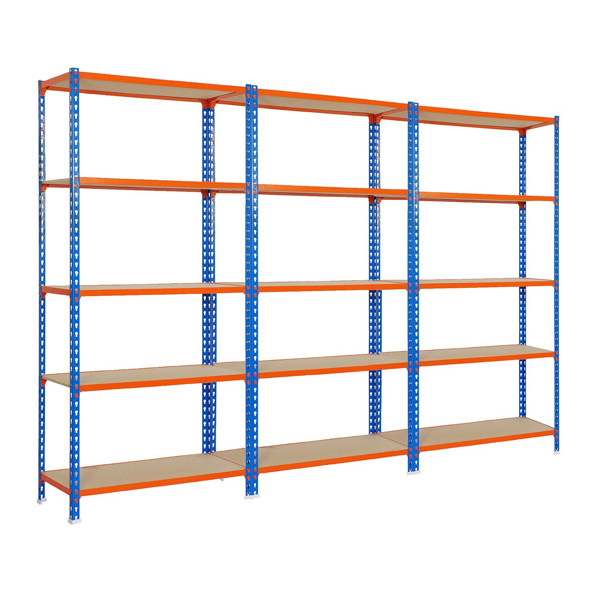 Pack 3 estanterías metálicas sin tornillos Maderclick 5/400 · SIMONRACK · El Corte Inglés