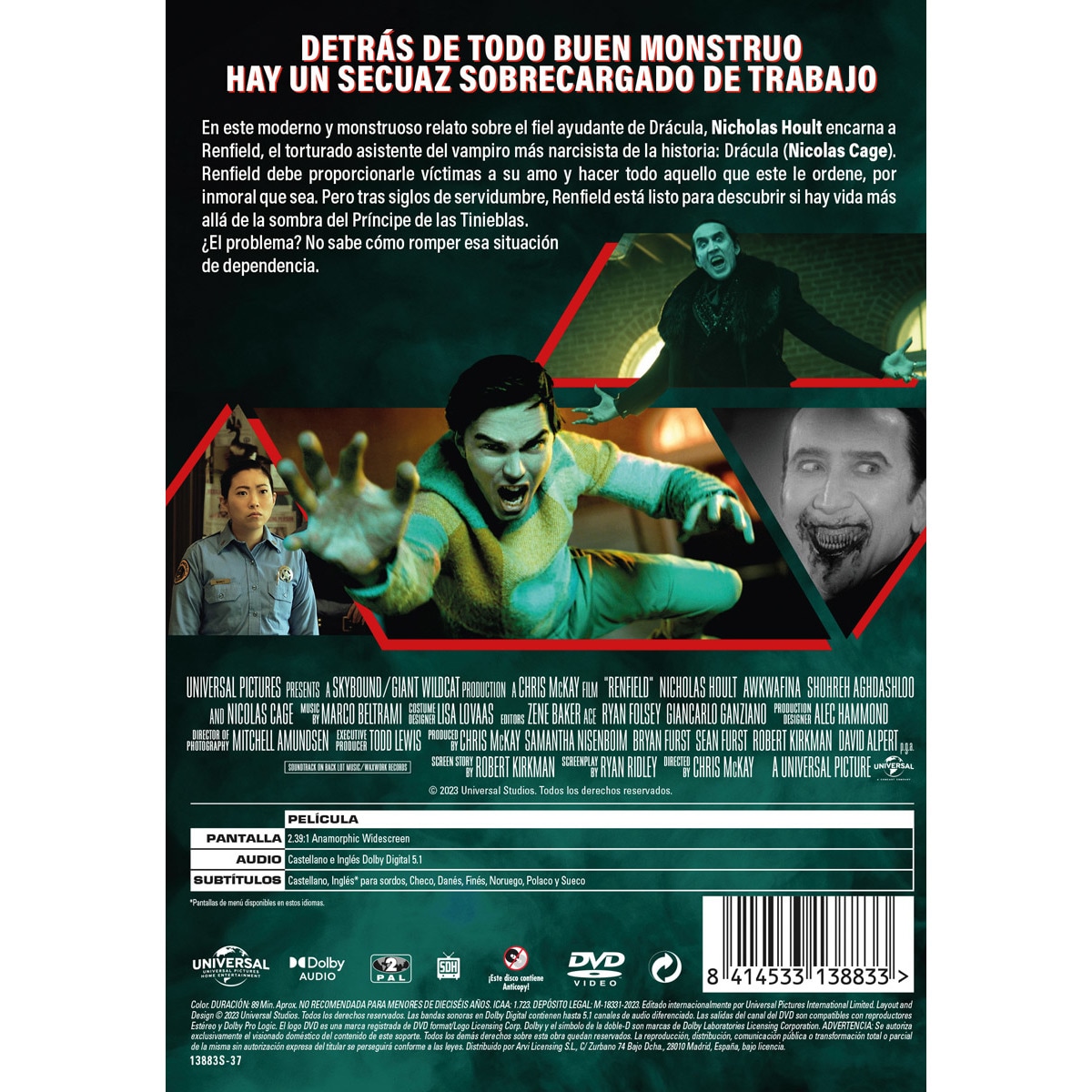 Renfield (DVD) · UNIVERSAL · El Corte Inglés