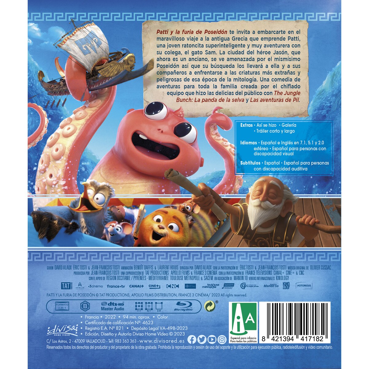 Patti y la furia de Poseidón (Blu-Ray) · DIVISA RED S.A. · El Corte Inglés