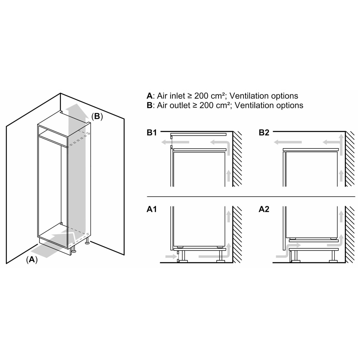 Frigorífico integrable combi Bosch VitaFresh XXL Serie 4 - KIN96VFD0 ...