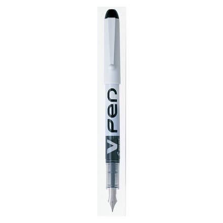 Pluma desechable de tinta líquida V-Pen White Pilot negro · PILOT · El ...