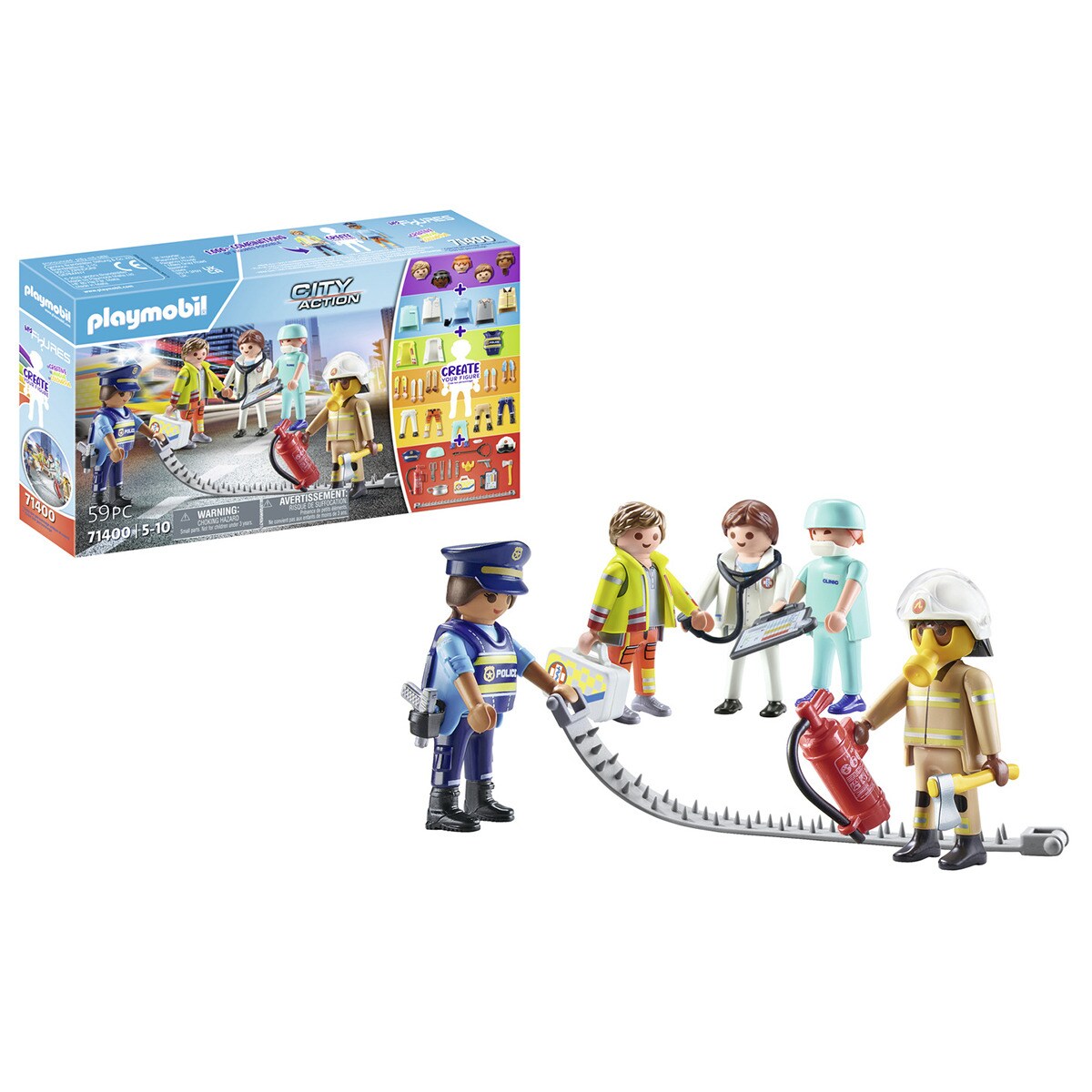 My Figures: Equipo de Rescate Playmobil City Action Create · Playmobil ...
