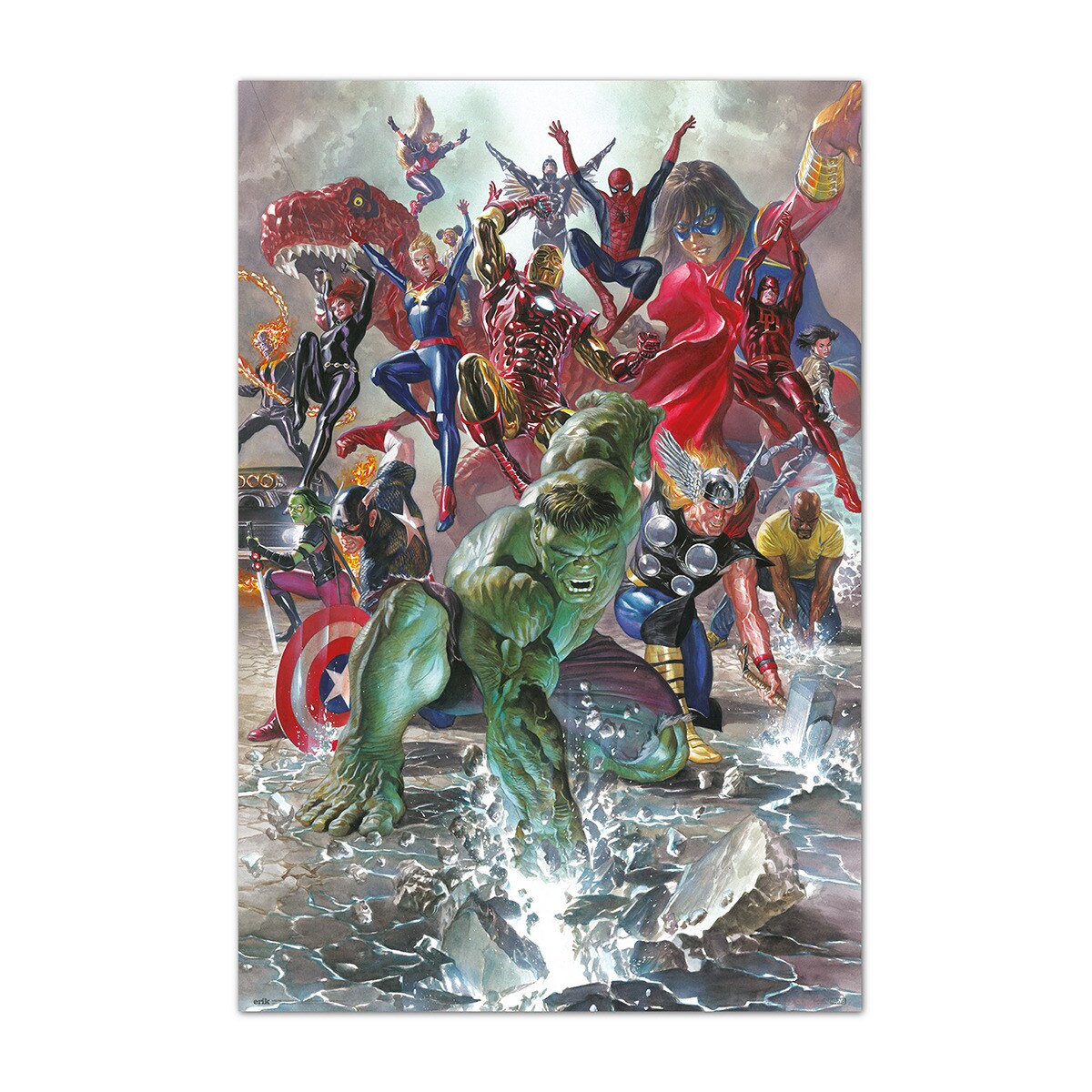 Póster Legacy Alex Ross Avengers Marvel Erik · Erik · El Corte Inglés
