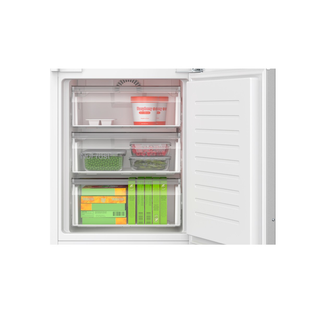 Frigorífico integrable combi Bosch VitaFresh XXL Serie 4 - KIN96VFD0 ...