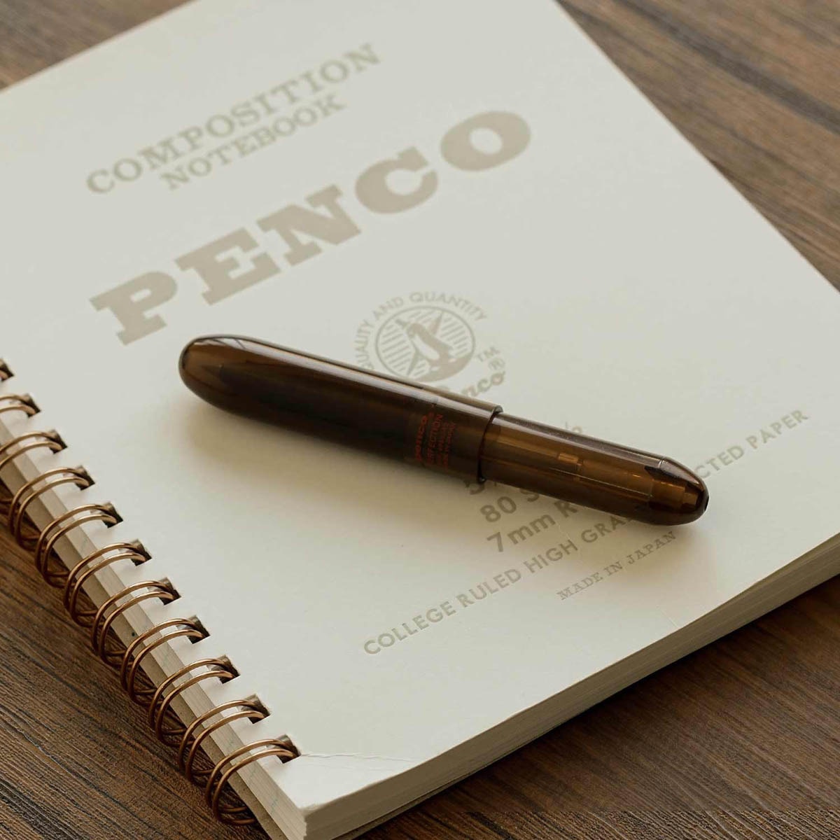 Bolígrafo Bullet 0.7 mm tinta negra base aceite Penco marrón · Penco ...
