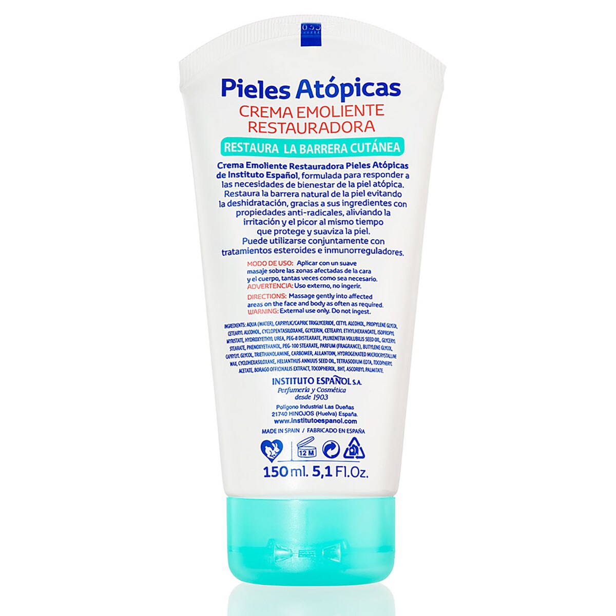 Crema Pieles Atópicas emoliente y restauradora para pieles extra ...