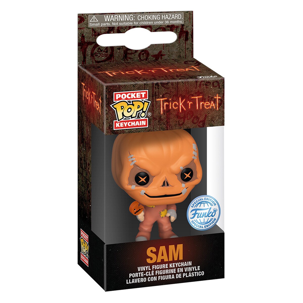 Llavero Funko Pop Sam unmasked Trick r Treat · Funko · El Corte Inglés