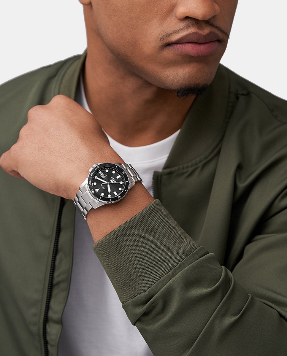 Reloj de hombre FS6032 de acero · Fossil · El Corte Inglés