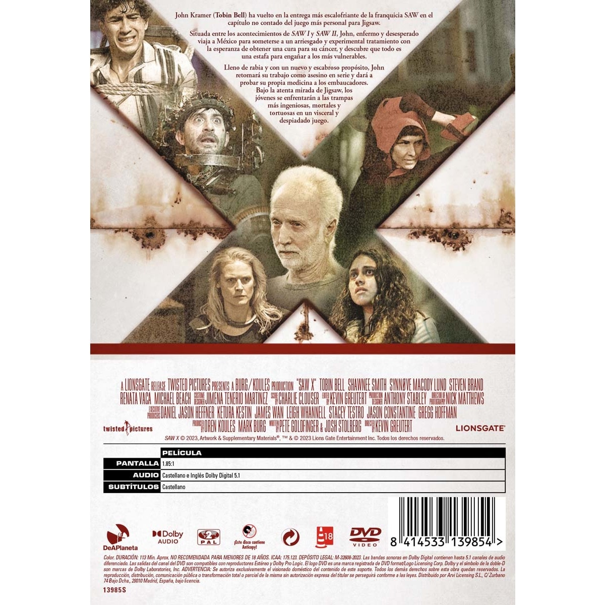 Saw X (DVD) · DEAPLANETA · El Corte Inglés