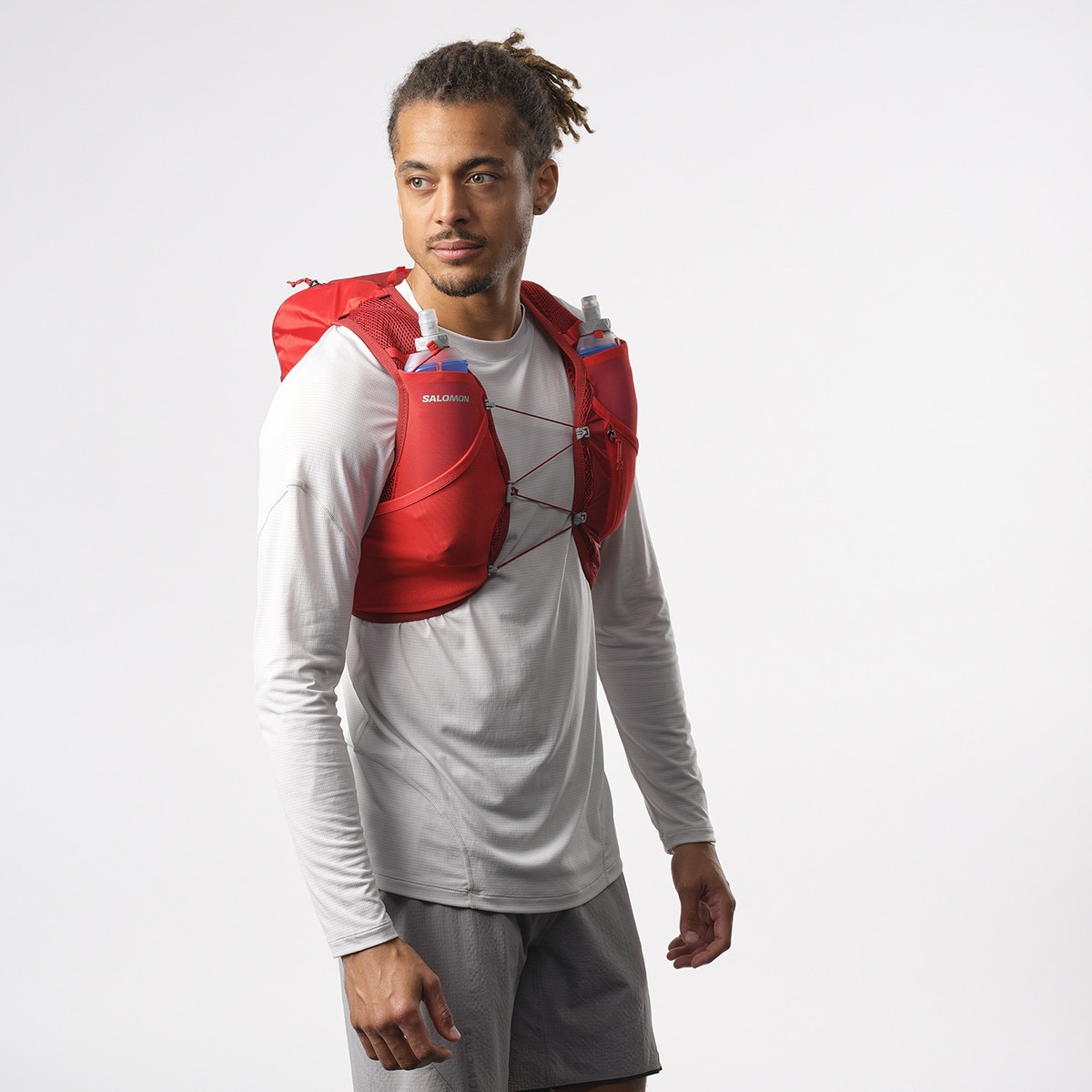 Chaleco de running unisex con bidones incluidos Active Skin 8 Salomon ...