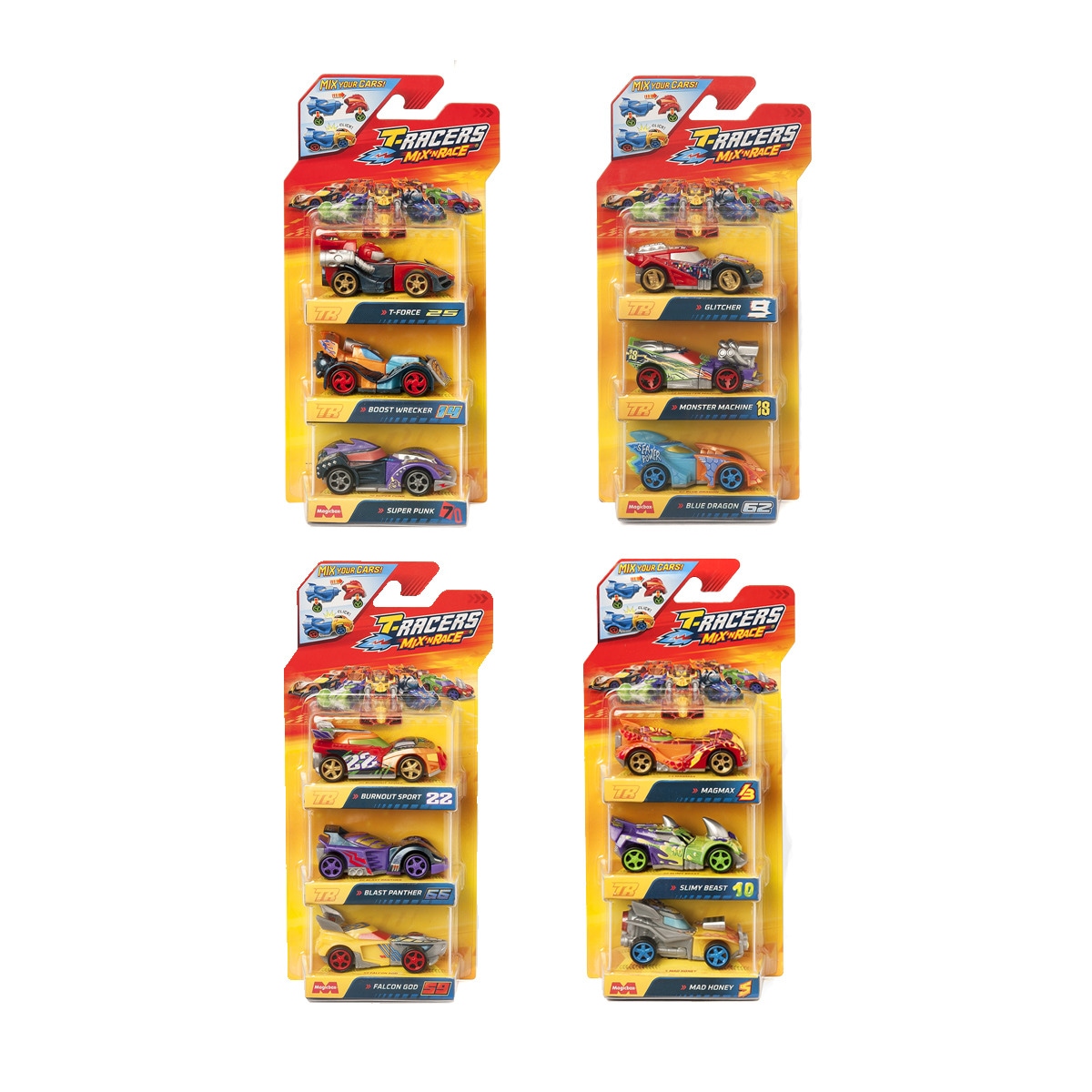 Pack 3 vehículos T-Racers Mix Race · T-RACERS · El Corte Inglés