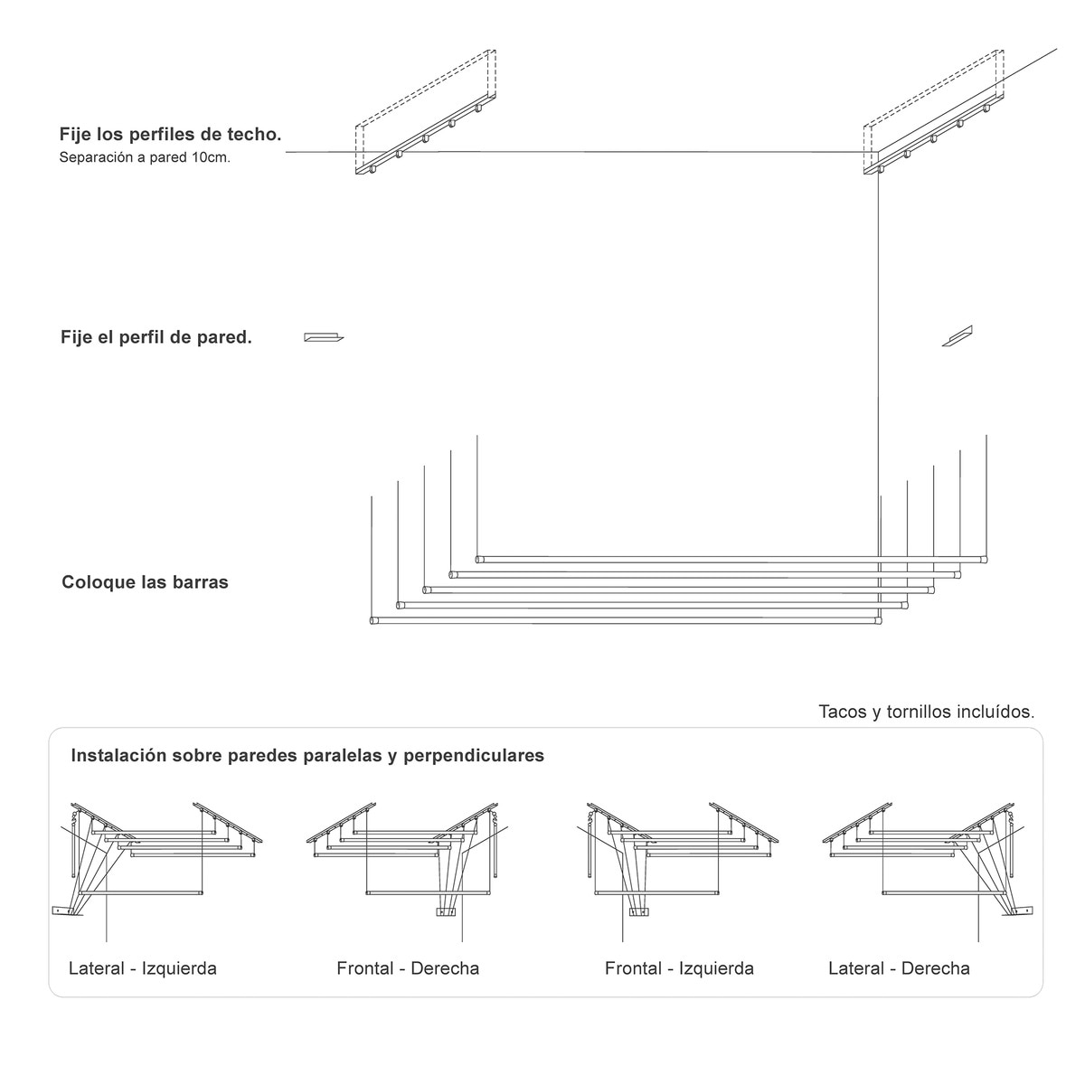 Tendedero techo manual Ceiline · EFEGETE · El Corte Inglés