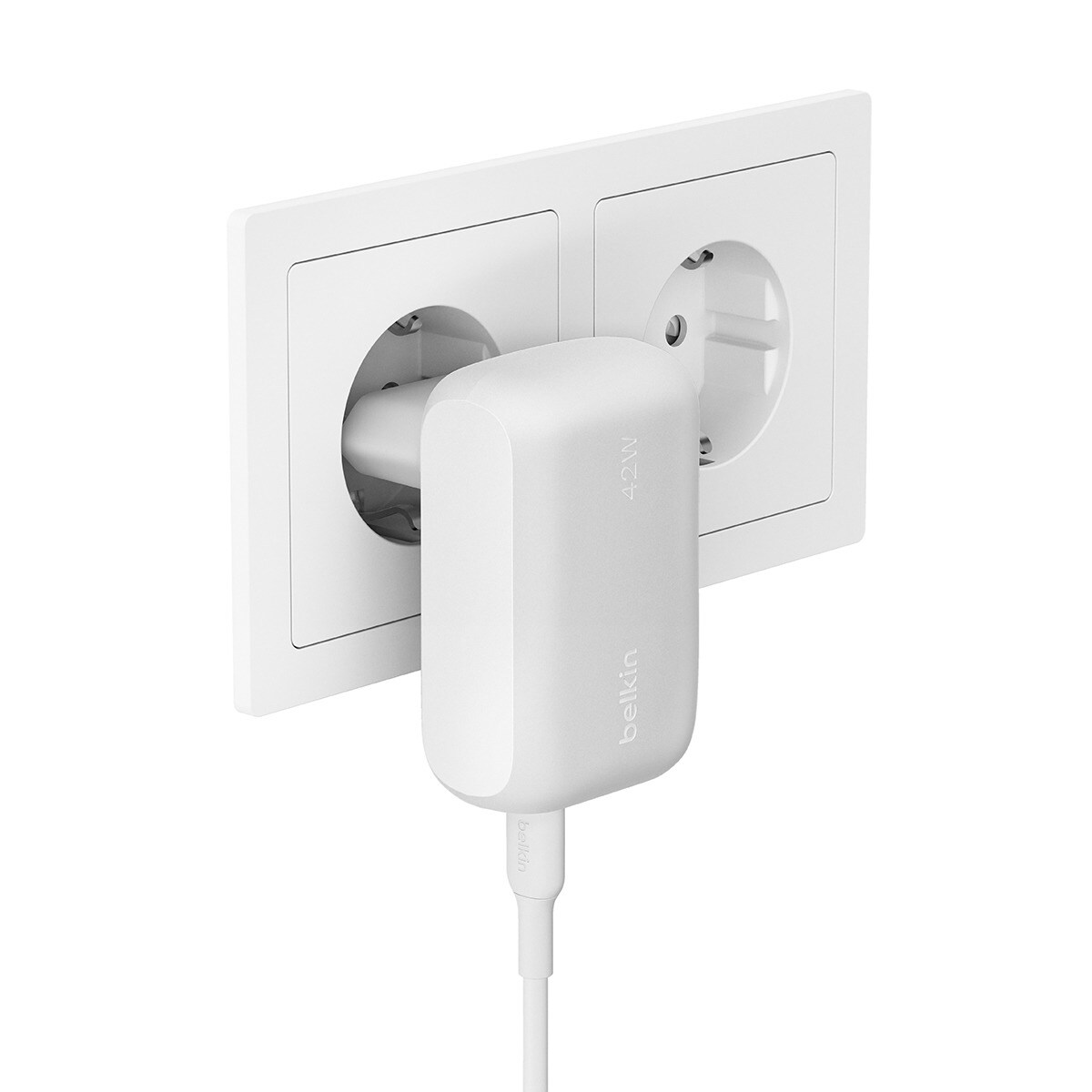 Cargador dual pared Belkin BoostCharge de 42W · Belkin · El Corte Inglés