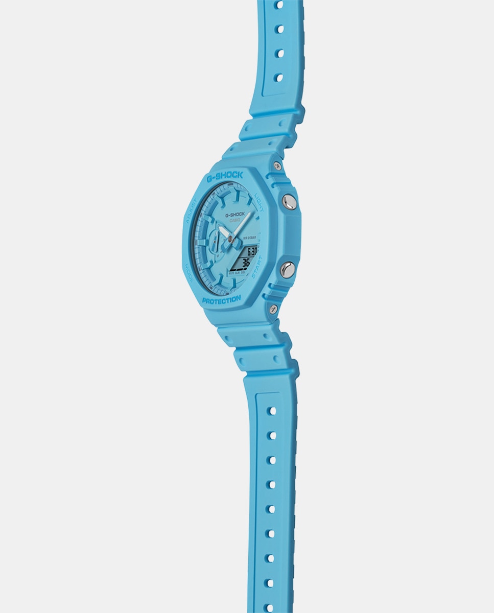 Reloj GA-2100-7A7ER Tone on Tone Sostenible de resina azul Azul Casio ...