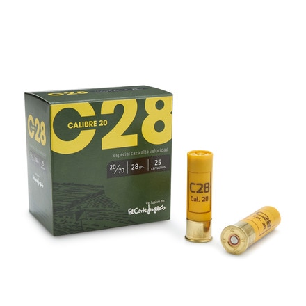Caja de 25 cartuchos de caza en calibre 20 C28 6ª .Cartuchos C · Cartuchos C · El Corte Inglés