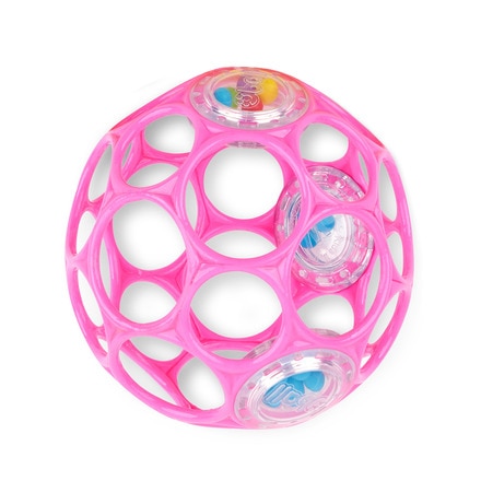 Pelota sonajero rosa Oball Rattle Easy-Grasp Bright Starts · Bright ...
