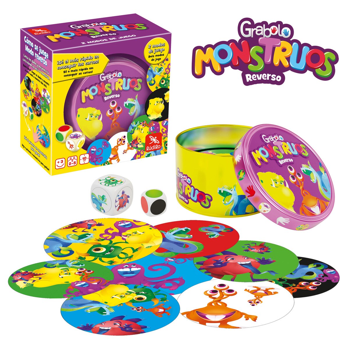 Juego de cartas Grabolo Monstruos-Reverso Lúdilo · Lúdilo · El Corte Inglés