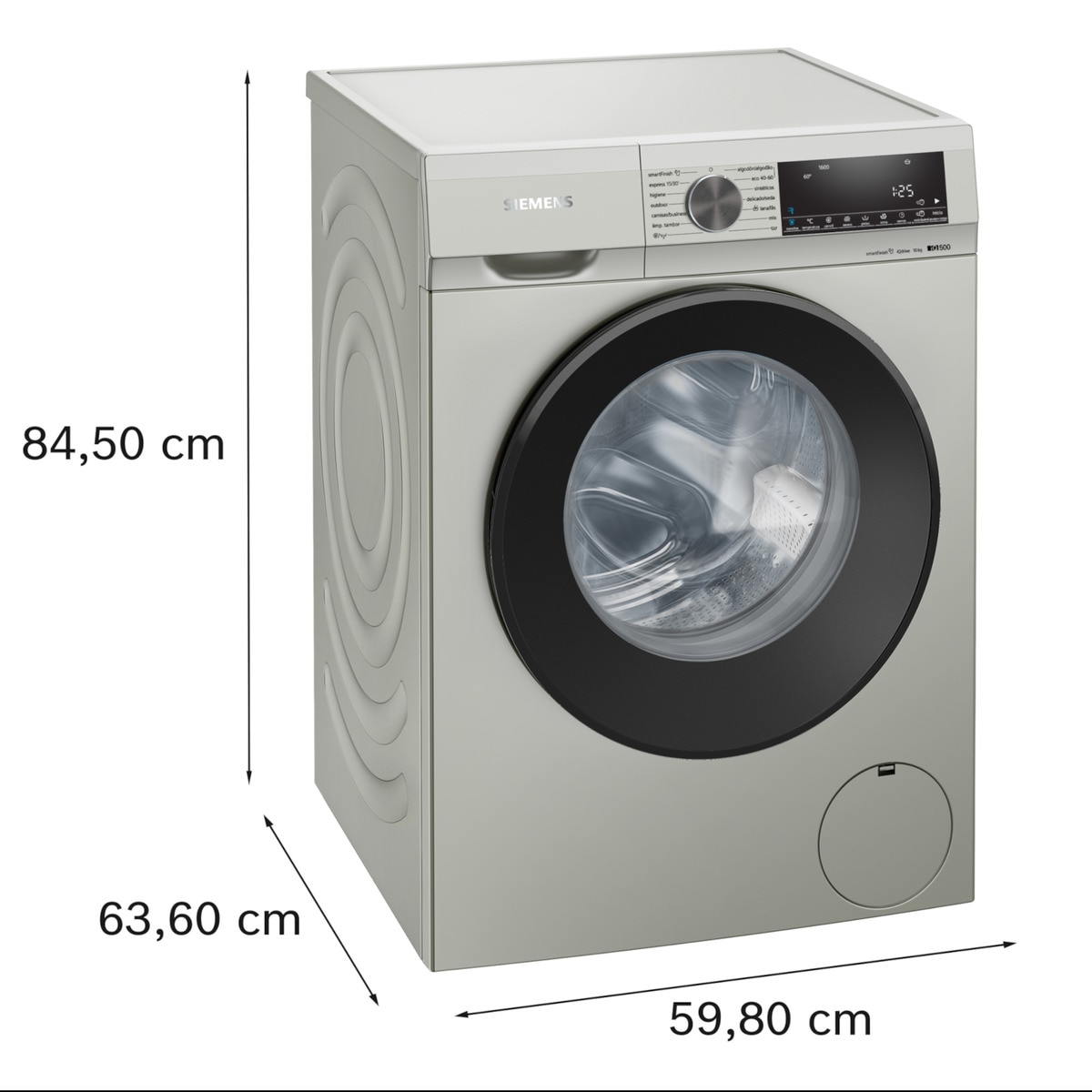 Lavadora Siemens 10 kg/ 1.600 rpm - WG56G2ZXES · Siemens · El Corte Inglés