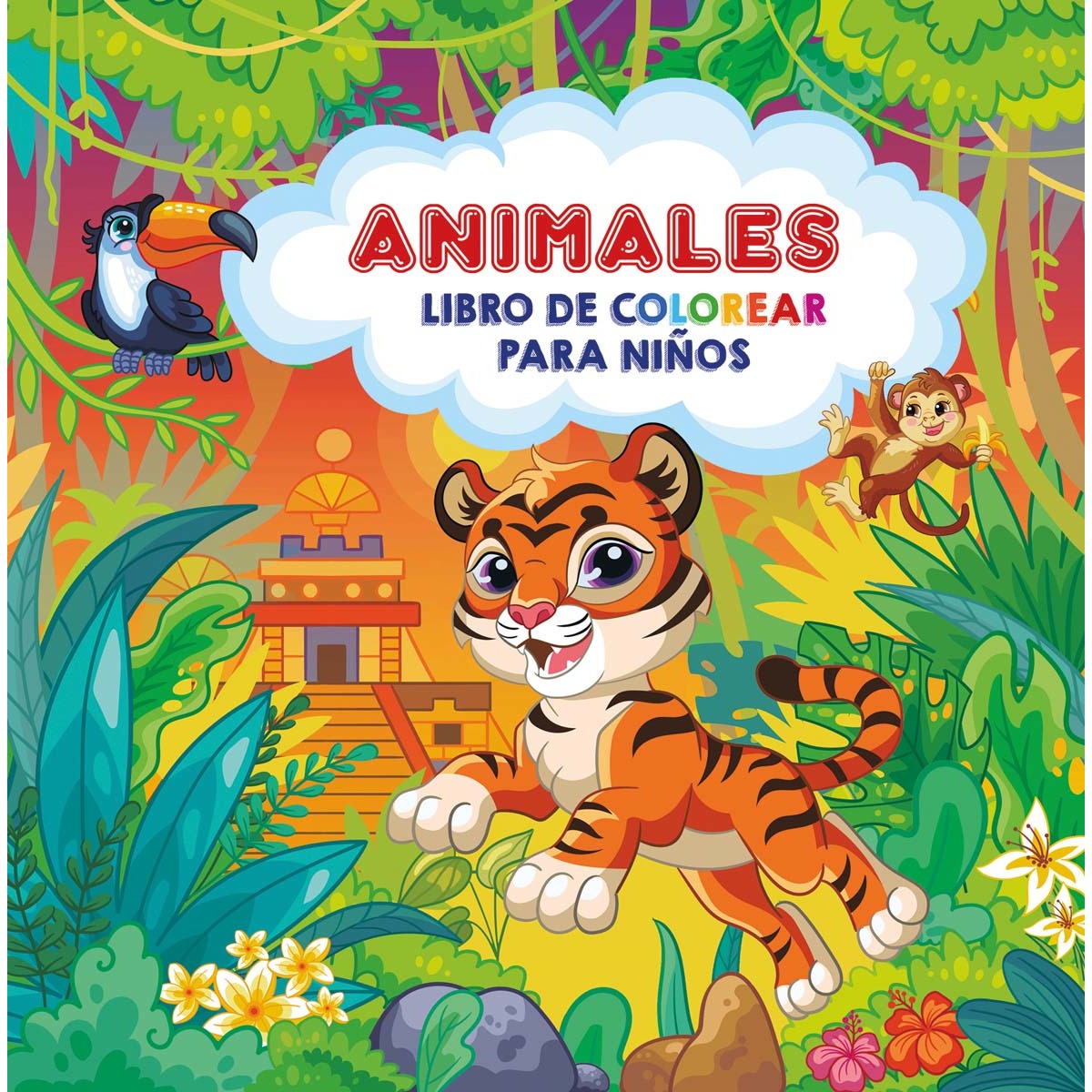 Animales: Libro de colorear para niños · RODENO · El Corte Inglés