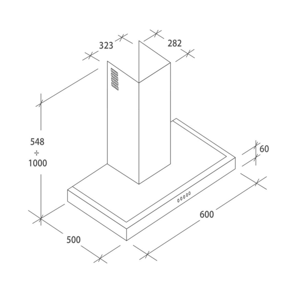 Campana decorativa Candy 3 velocidades - CMB655X/4U · Candy · El Corte ...