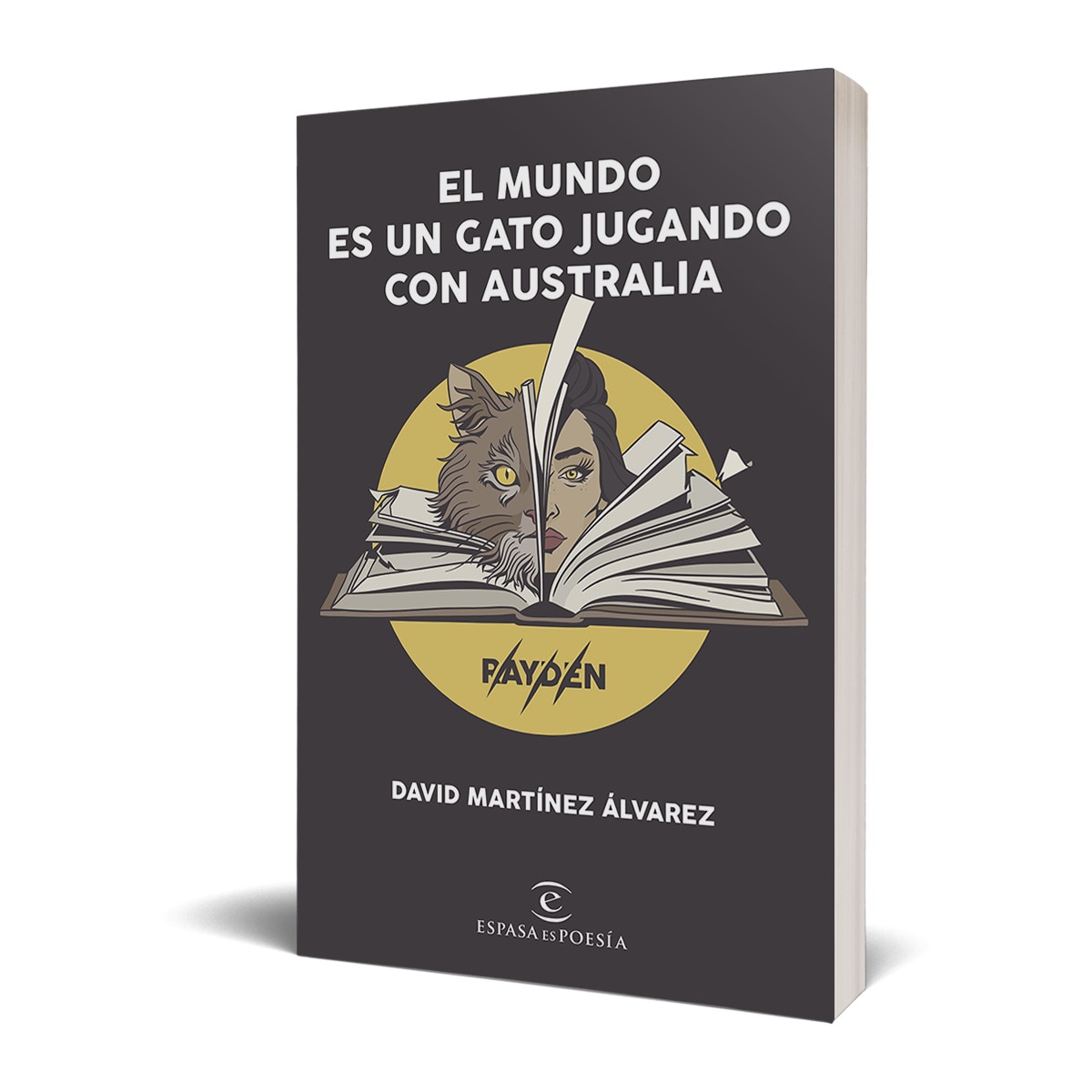 El mundo es un gato jugando con Australia (Capa mole com abas ...