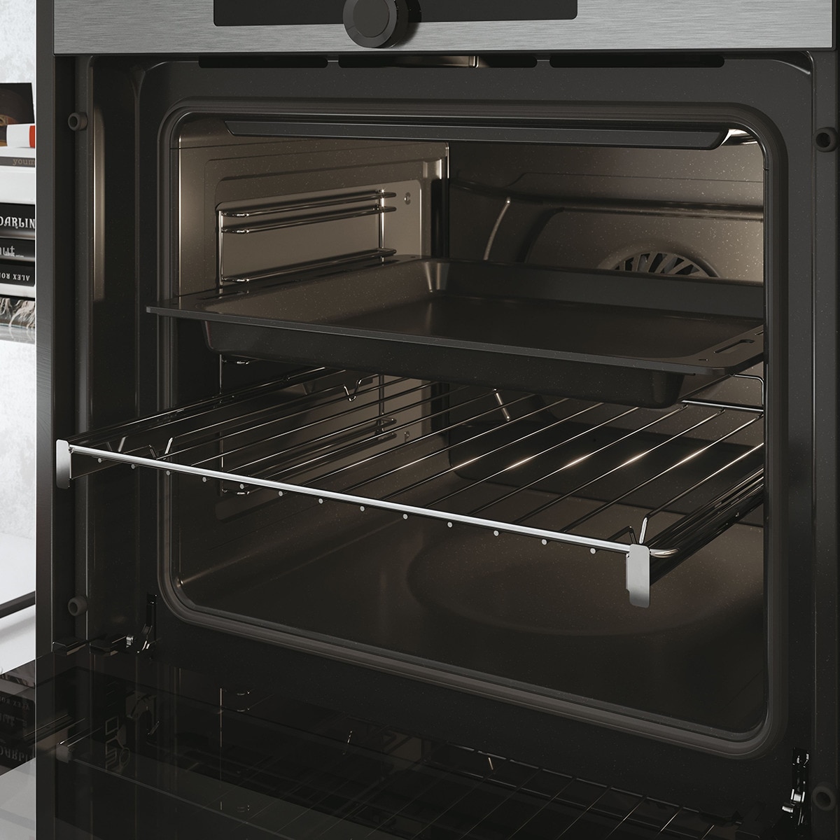 Horno multifunción Haier WIFI, limpieza pirolítica e hidrolítica, I-Turn Series 2- HWO60SM2FS9XH ...