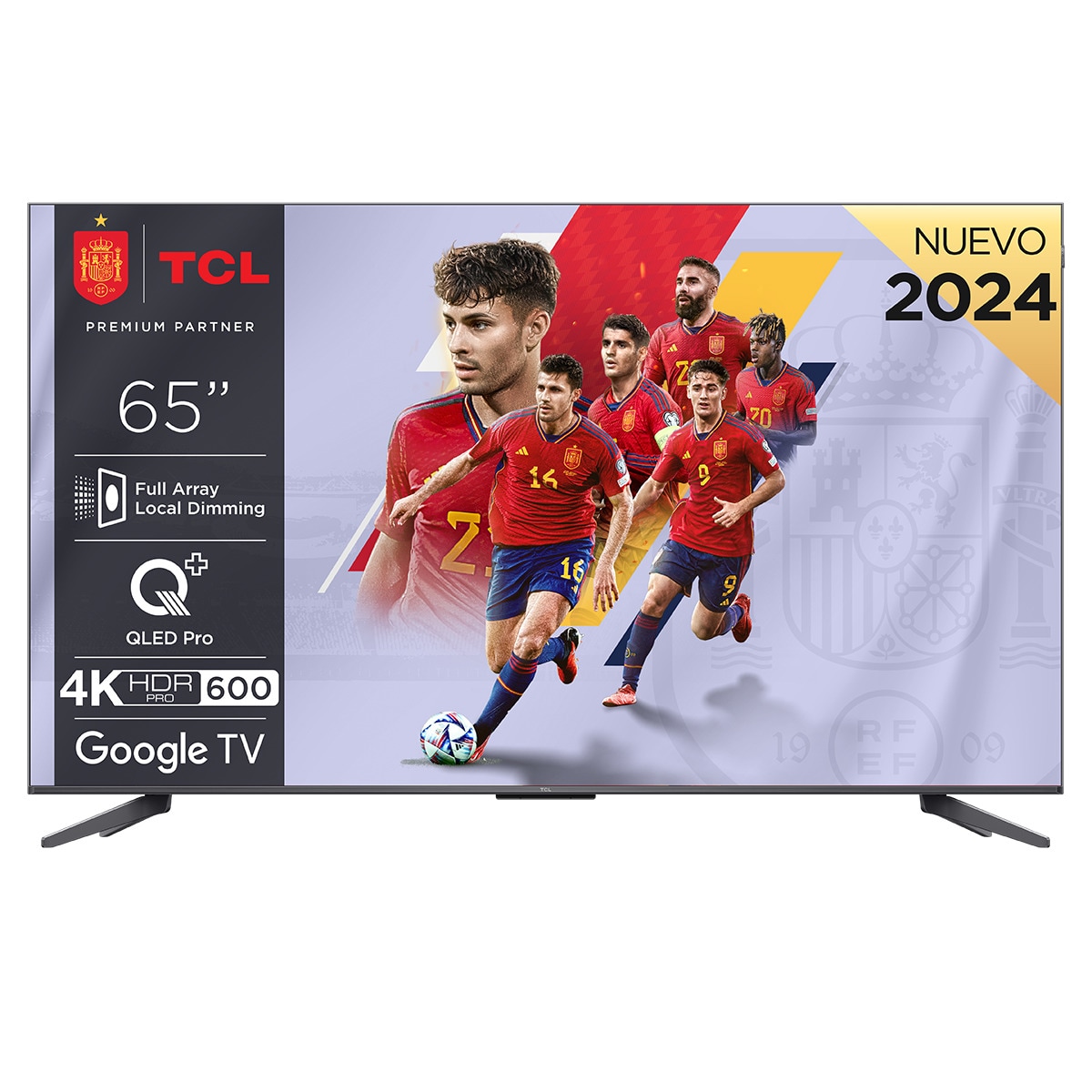 TV QLED 165,1 cm (65") TCL 65C655 PRO, 4K UHD, Smart TV by Google TV ...