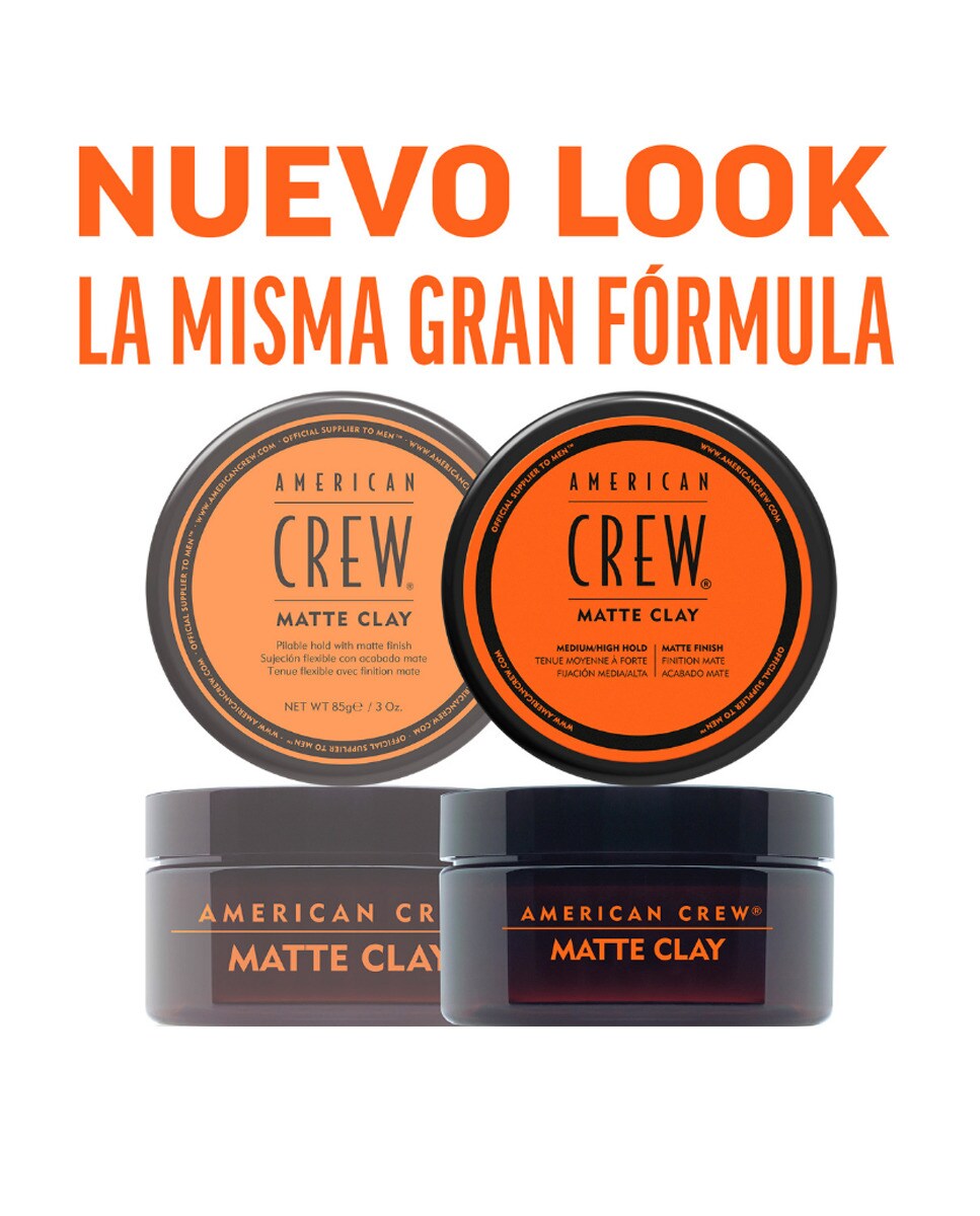 Arcilla de peinado AC Matte Clay 85 g American Crew · American Crew ...