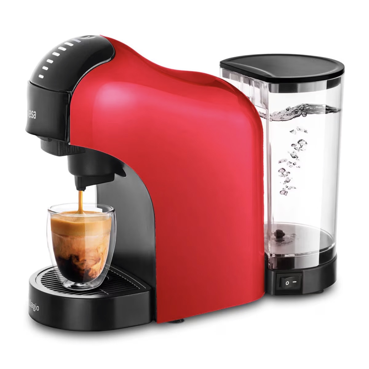Comprar Cafetera de cápsulas automática Ufesa Bellagio red para ...