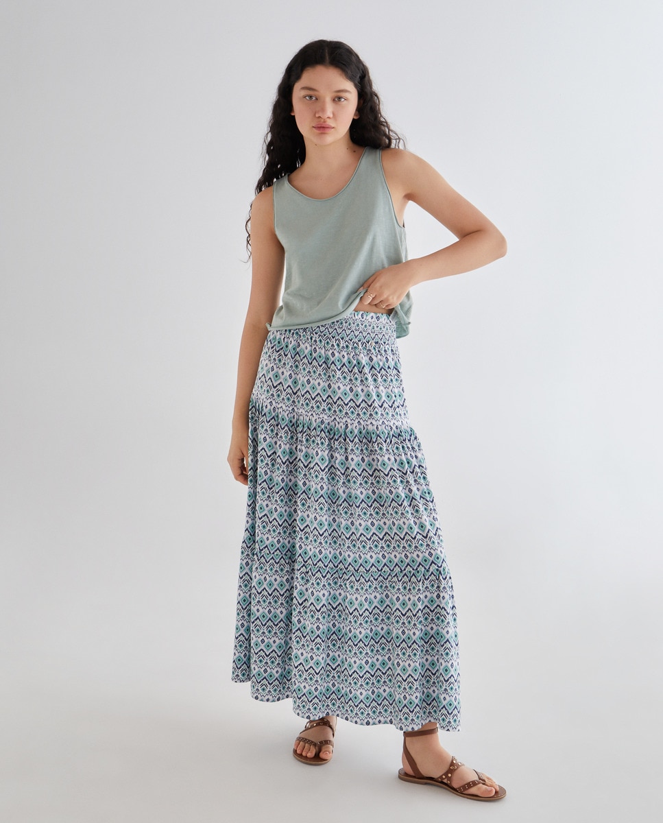 Camiseta crop de mujer con cuello caja · Green Coast · El Corte Inglés Camiseta crop de mujer con cuello caja · Green Coast · El Corte Inglés