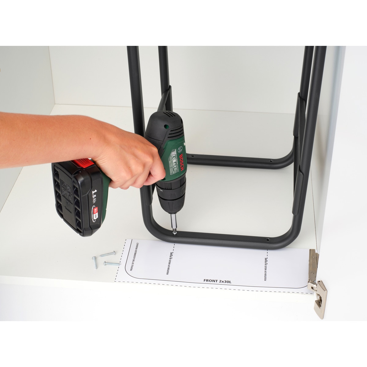 Cubo de basura integrado para reciclar Sort&Go 2 x 30 L Brabantia ...