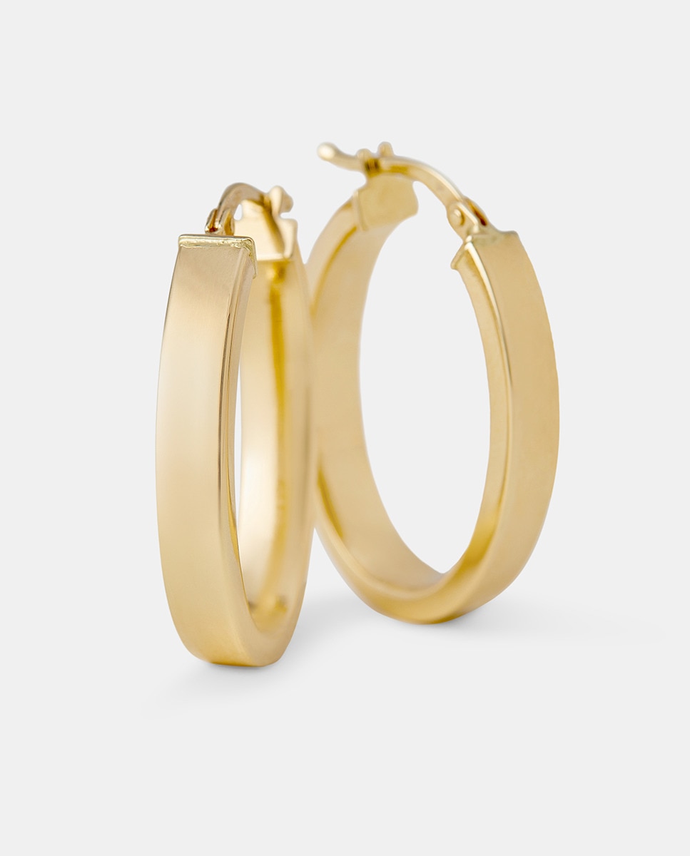 Pendientes de aro de oro Oro · El Corte Inglés