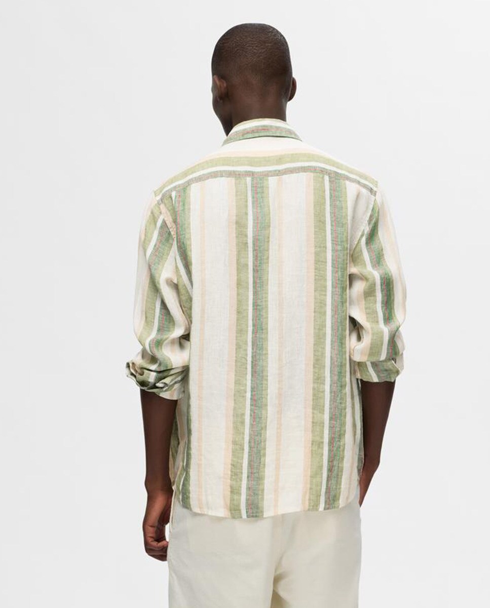 Camisa de hombre de manga larga 100% lino · Selected · El Corte Inglés