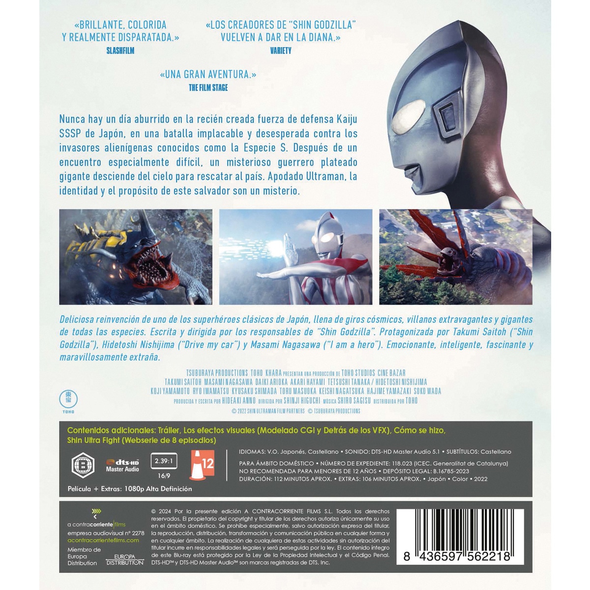 Shin Ultraman (Blu-Ray) · A CONTRACORRIENTE · El Corte Inglés