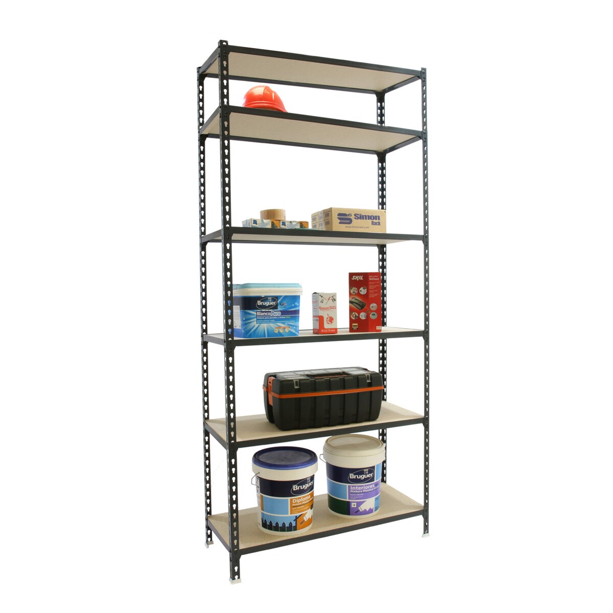 Estantería metálica Maderclick Megaplus 6 Baldas 120x250x30 cm · SIMONRACK · El Corte Inglés