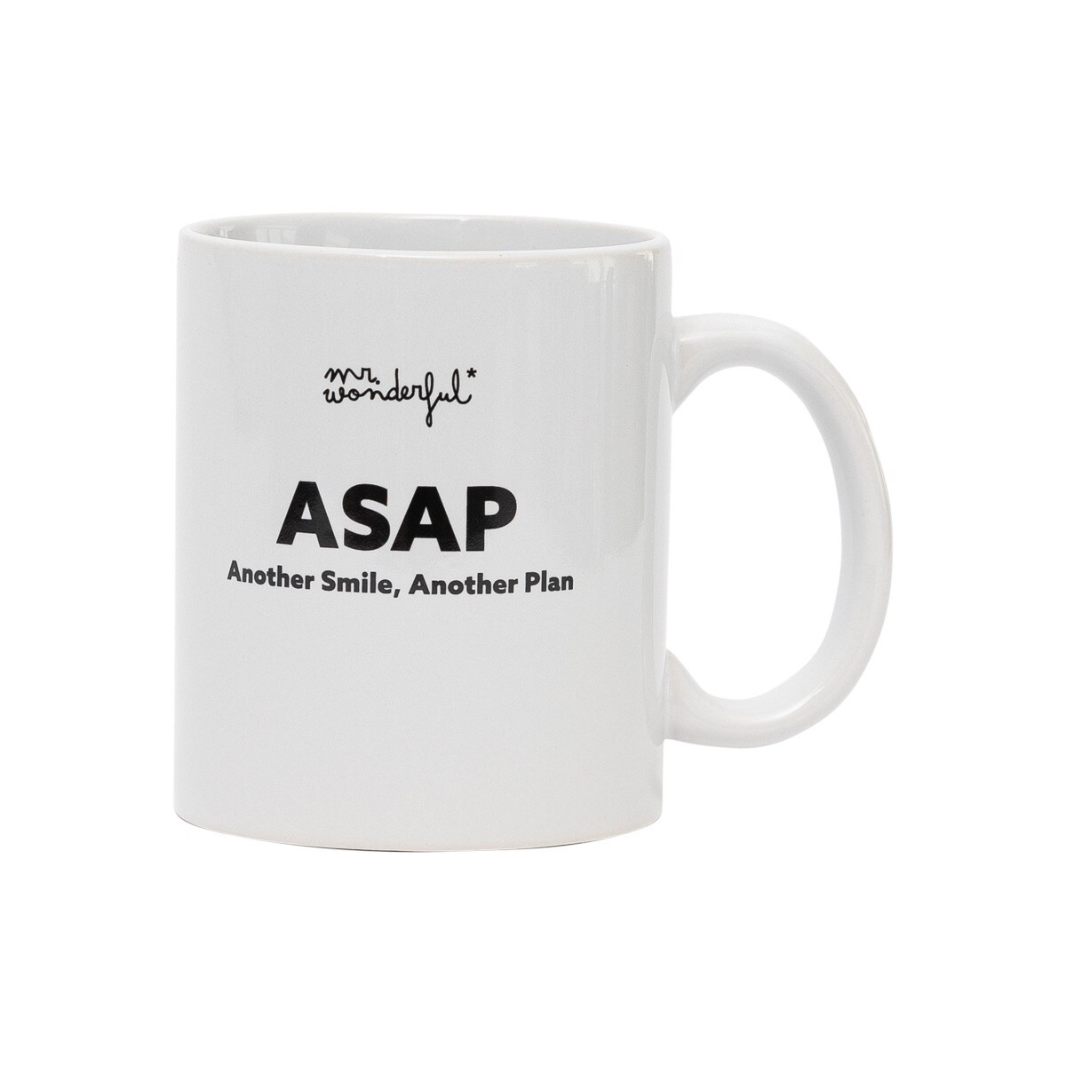 Taza Mr. Wonderful: ASAP, Another Smile, Another Plan · Mr. Wonderful ...