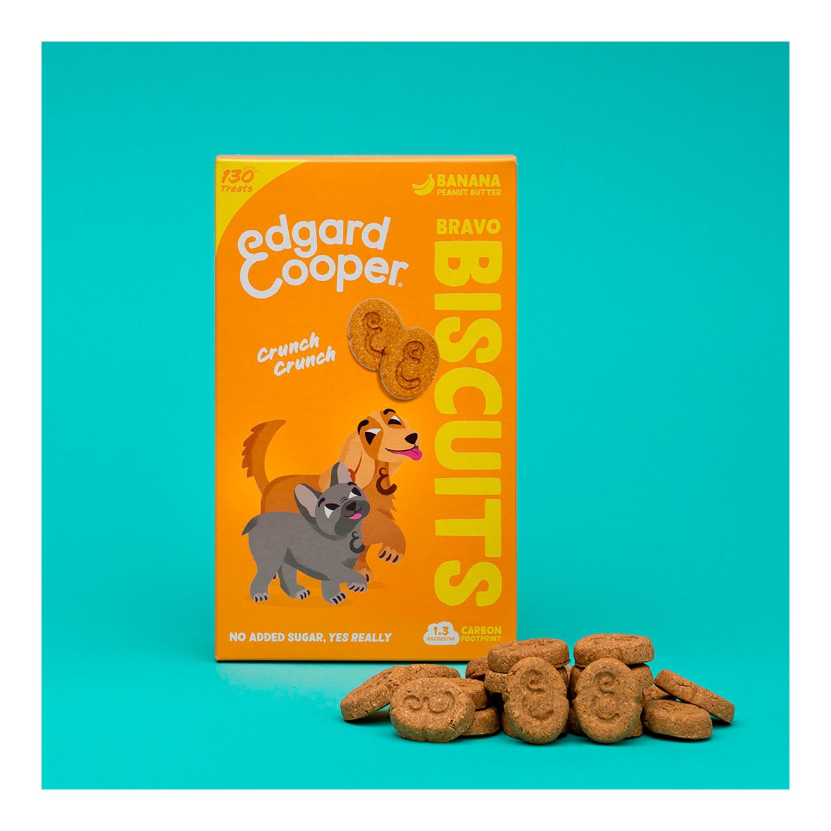 Snack para perros Edgard & Cooper galletas Bravo plátano y crema de ...