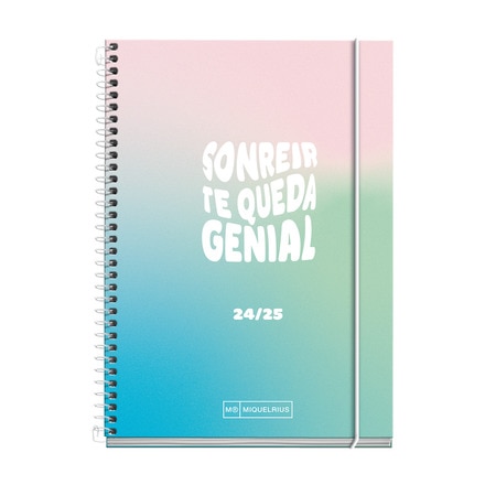 Agenda escolar 2024-2025 activa semana vista School Design Sonreir te ...