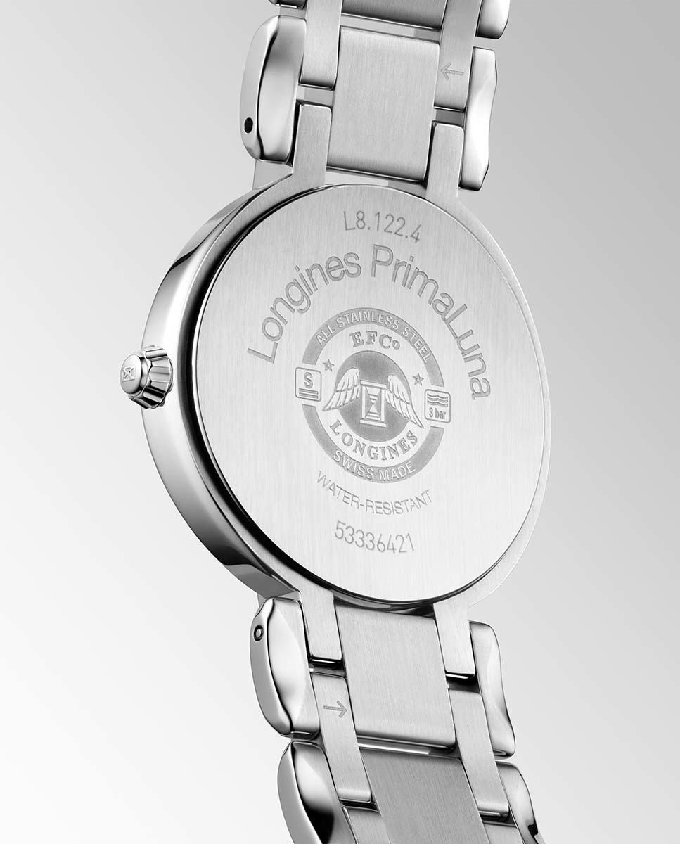 Reloj de mujer Longines Primaluna L8.122.4.87.6 de acero · Longines · El Corte Inglés