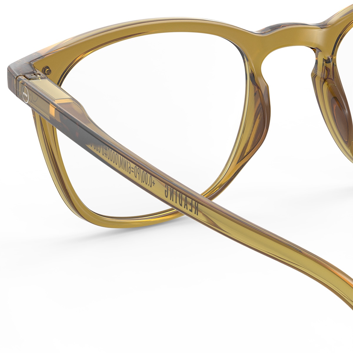 Gafas de lectura Izipizi #E forma trapecio verde golden · IZIPIZI · El ...