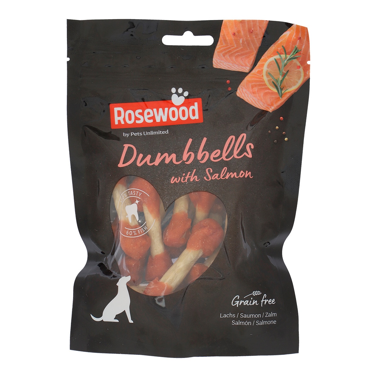 Snack para perros adultos pequeños y medianos Rosewood huesitos grain ...