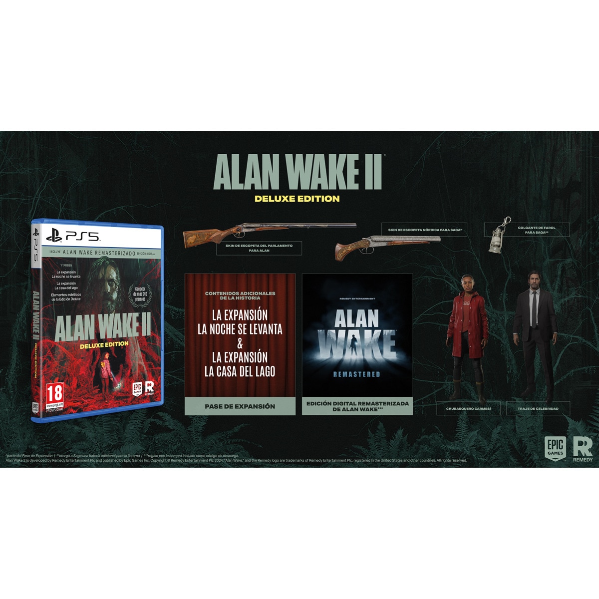 Alan Wake 2 Deluxe Edition PlayStation 5 · Meridiem Games · El Corte Inglés