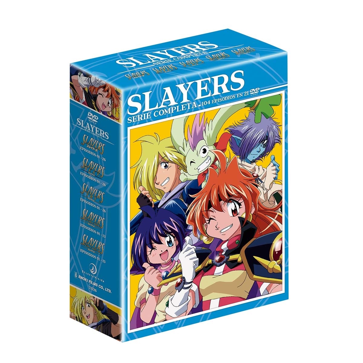 Slayers. Seria Completa (DVD) · SELECTA VISION · El Corte Inglés