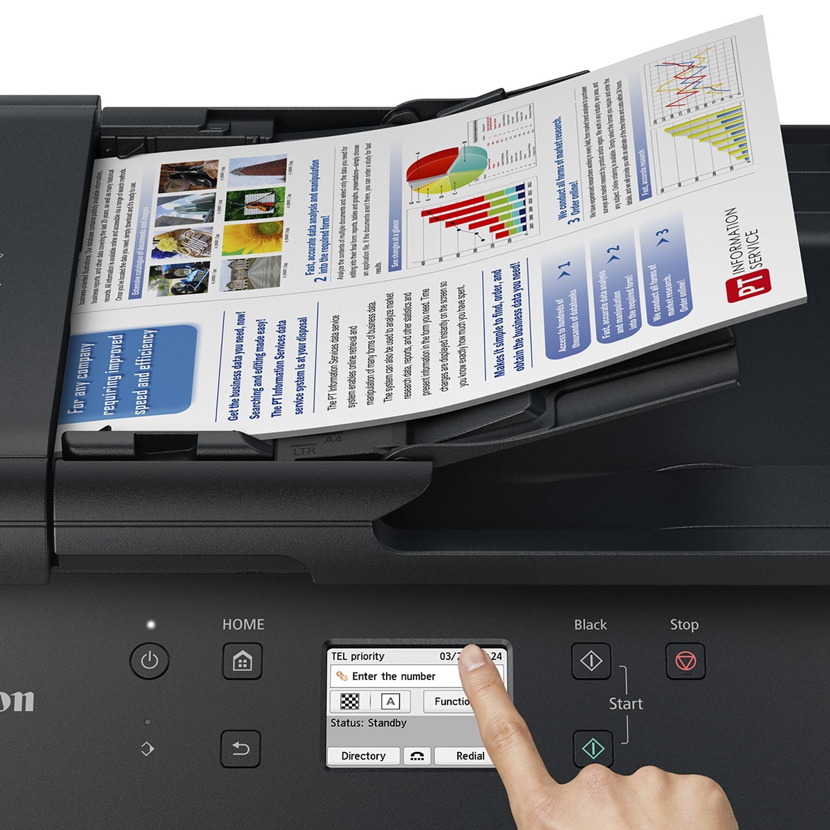 Impresora Multifunción 4 en 1 Canon PIXMA TR7650 con doble cara ...